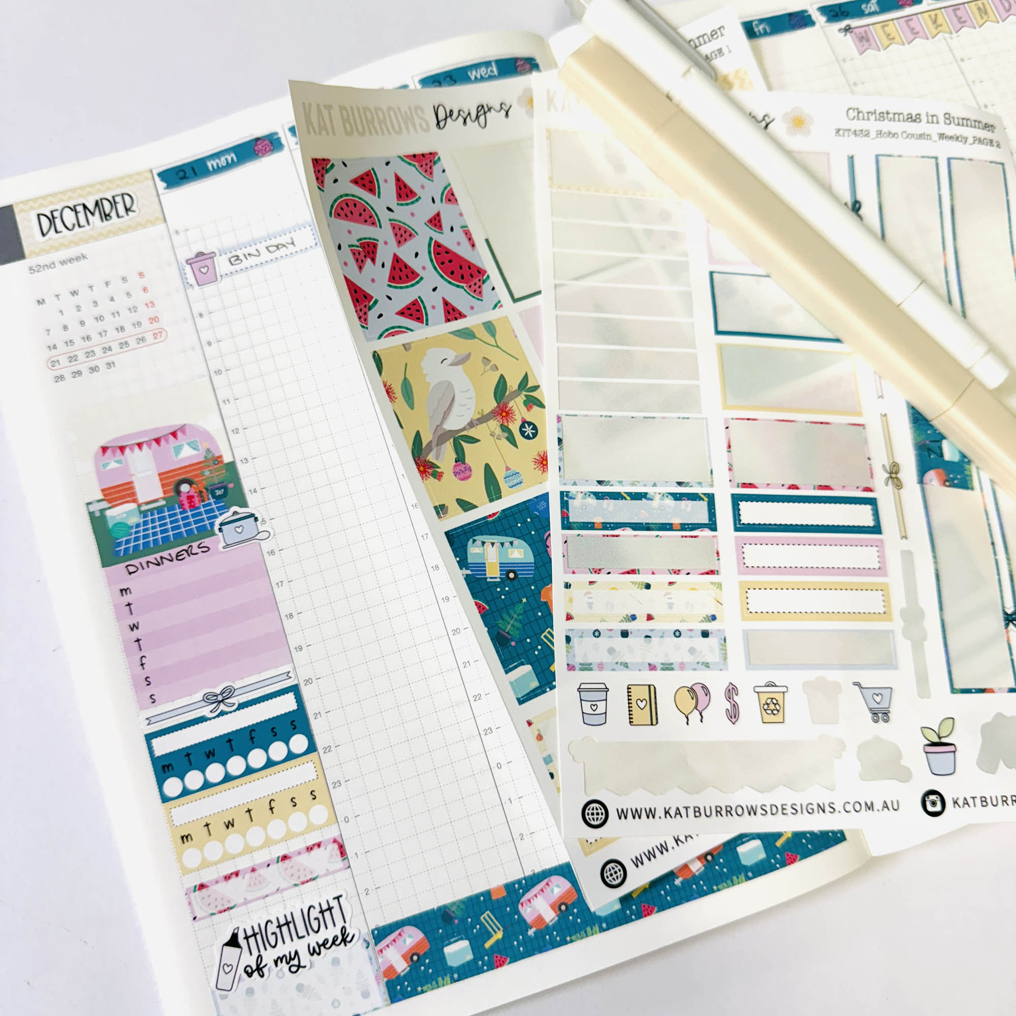 Hobonichi Cousin Weekly – Kat Burrows Designs