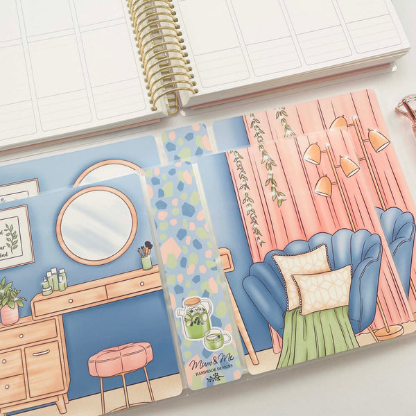 Unwind Large Sticker Album to store Planner Stickers, Unwind Sticker ...