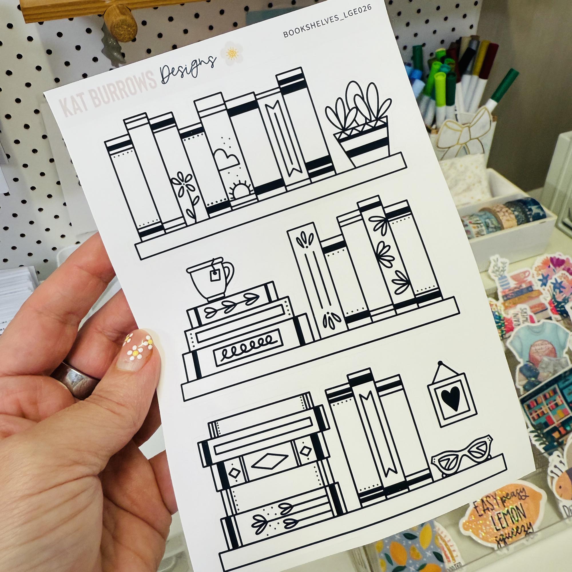 Bookshelves Tracker Stickers, Reading Book Tracker Stickers for Happy ...