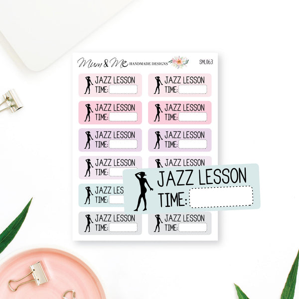 Planner Stickers, Jazz Lessons for The Happy Planner, Erin Condren ...