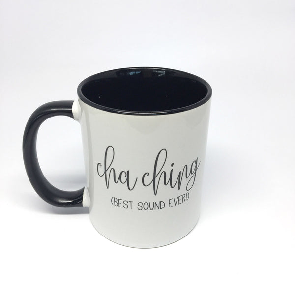 Mug: Cha Ching – Kat Burrows Designs